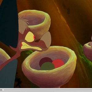 Ferngully Original Production Animation Cel Setup of Pips and Batty ...