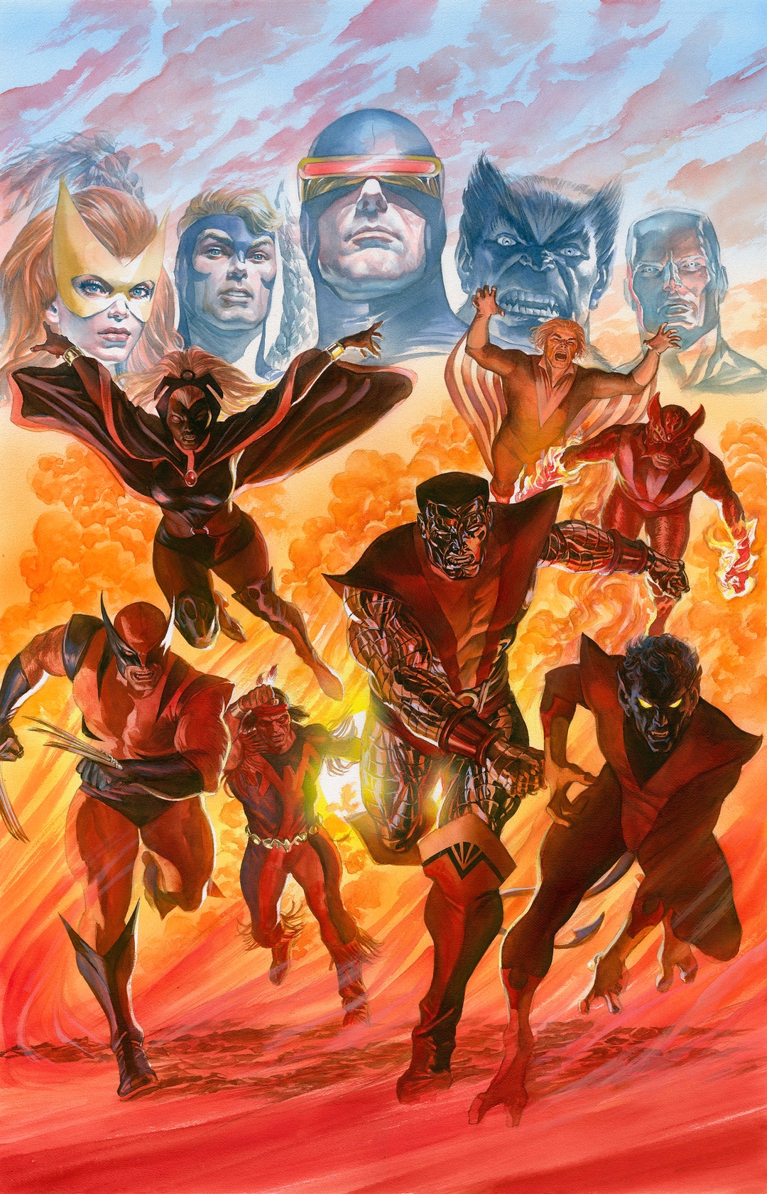 Alex Ross SIGNED X-men Tribute NYCC 2020 Exclusive Fine Art Print on ...