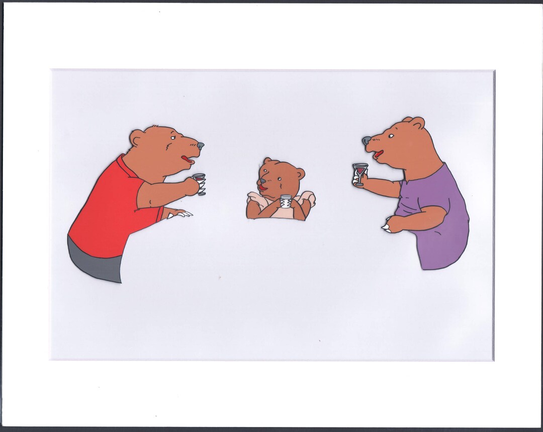 Bear and the Fly Paula Winter Production Animation Cel Daniel Ivanick ...