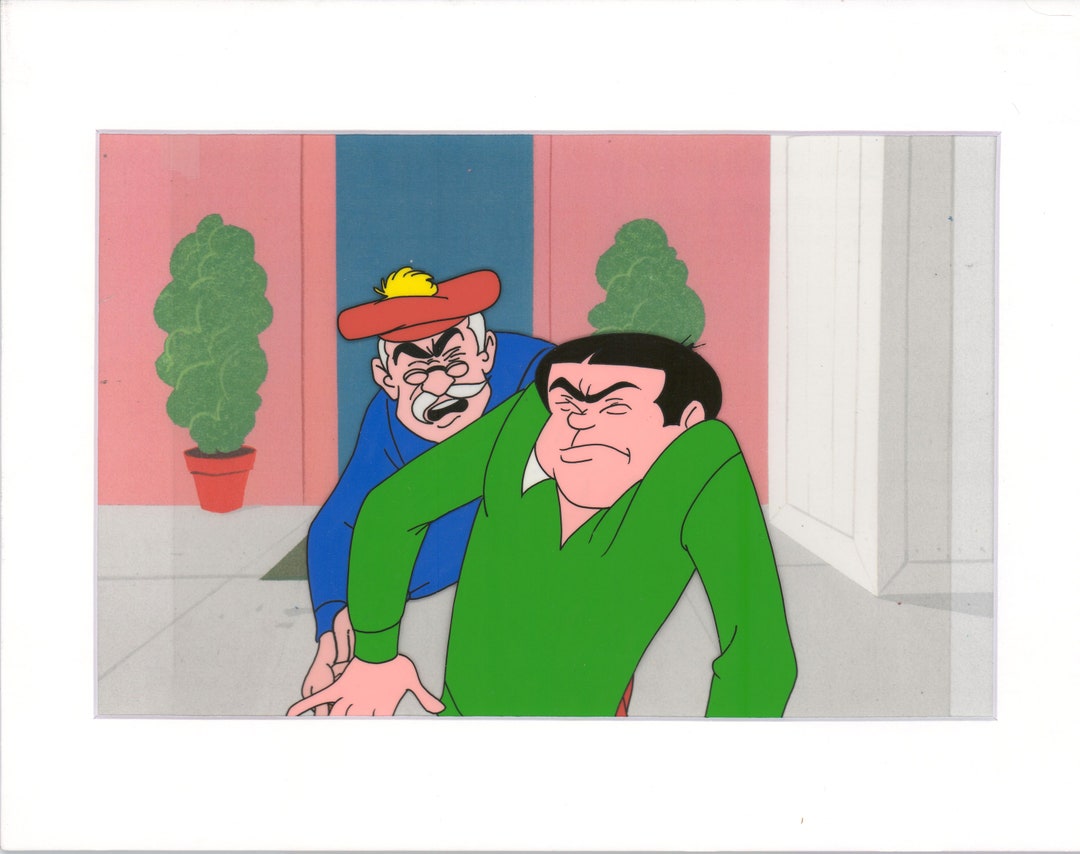Archie Production Animation Art Cel Setup With Reggie Filmation 1968 ...