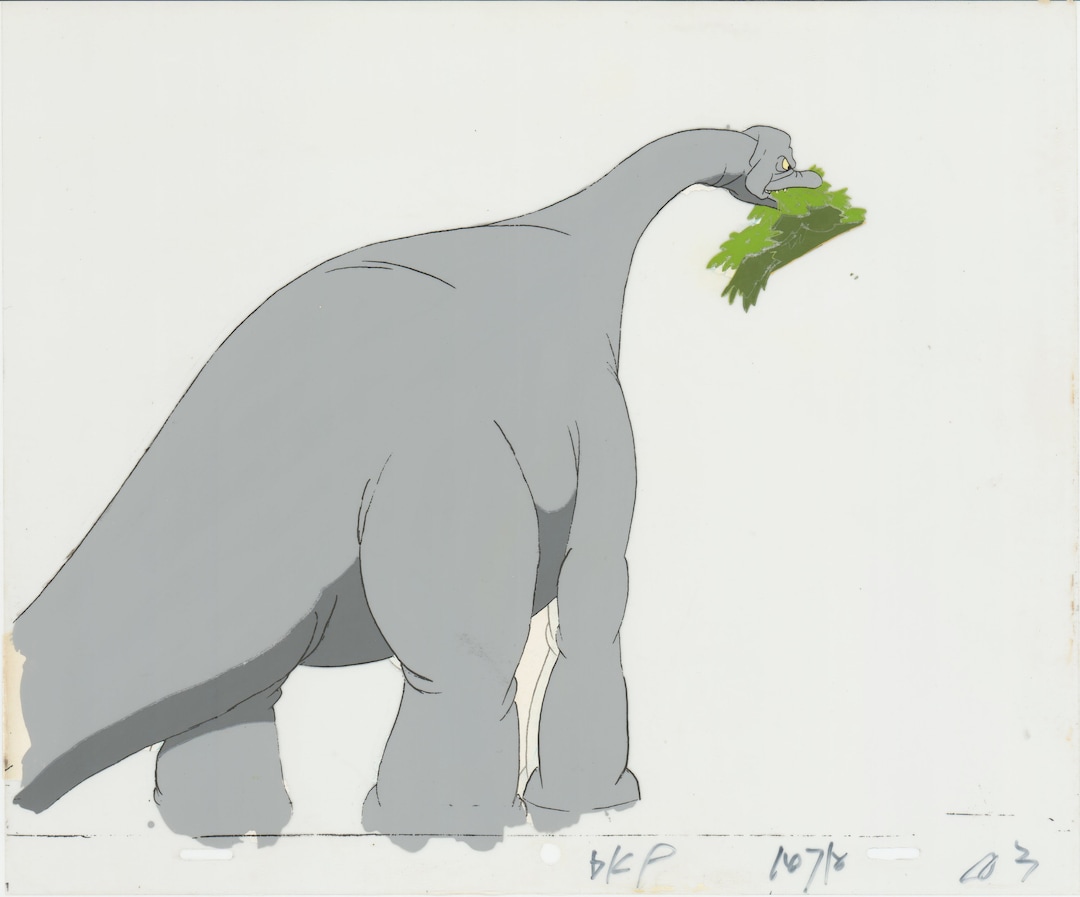 Dink the Little Dinosaur Cartoon Production Animation Cel From Ruby ...