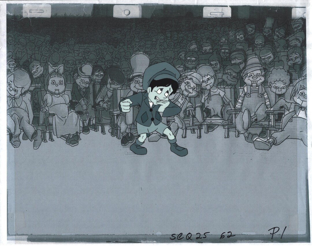 Pinocchio and the Emperor of the Night Production Animation Cel ...