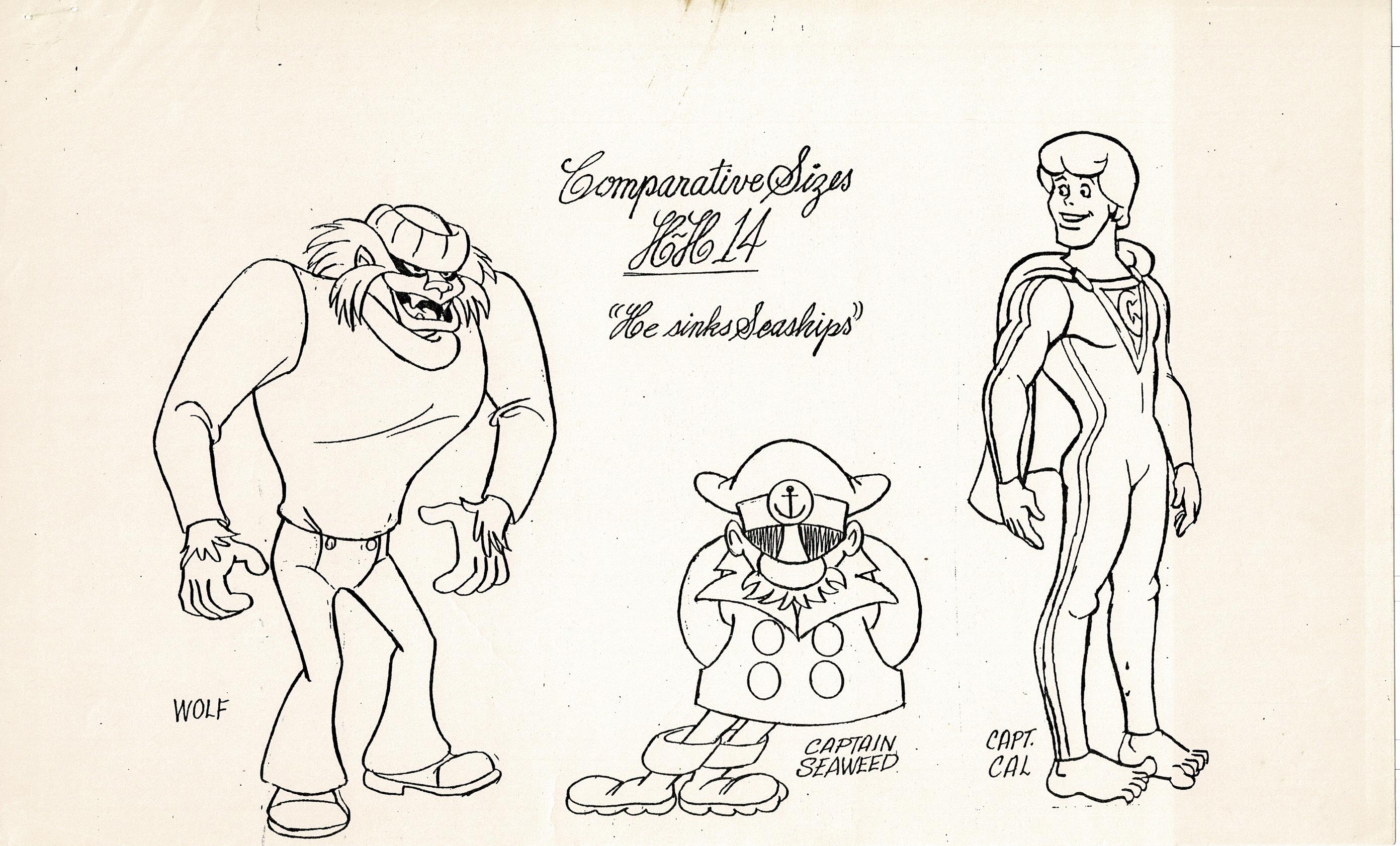 Hero High and More Production Model Sheet Copy Lot 40 Pgs 1982 Cartoon ...