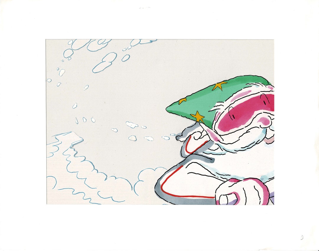 Post Alpha-bits Cereal Original Production Animation Cel Setup R O ...