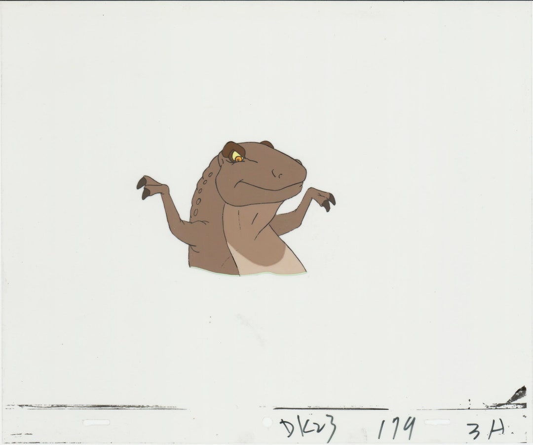 Dink the Little Dinosaur Cartoon Production Animation Cel From Ruby ...