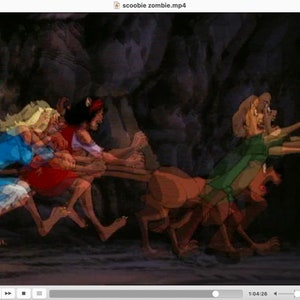 Scooby Doo and Shaggy With Lena and Simone Production Animation Art Cel ...