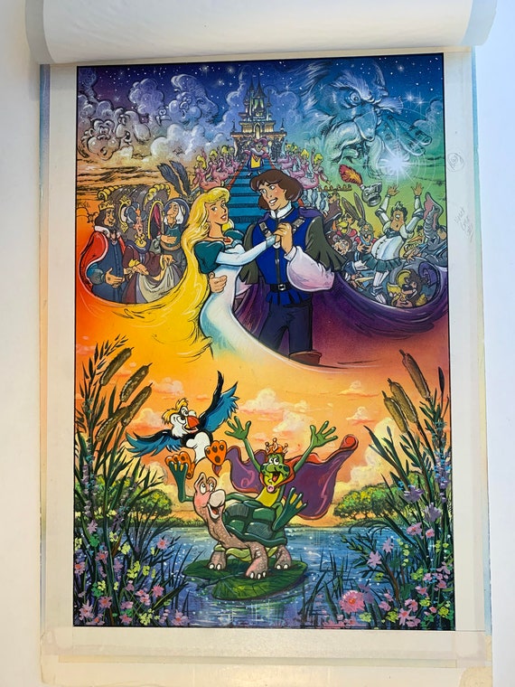 Swan Princess Original Hand Painted Large Poster Cover Art | Etsy