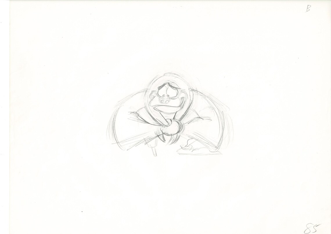 The Great Mouse Detective Fidget the Bat Walt Disney Production ...