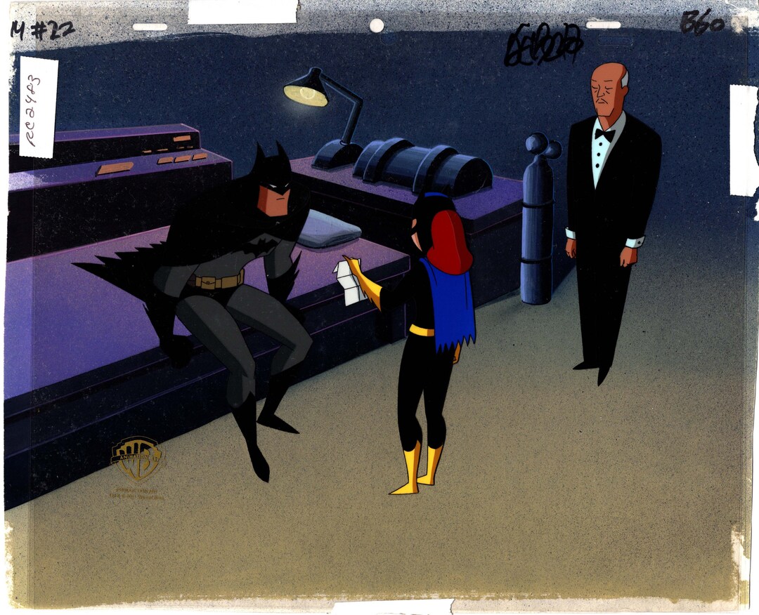 Batman the Animated Series BTAS Key Master Setup With Cels and ...