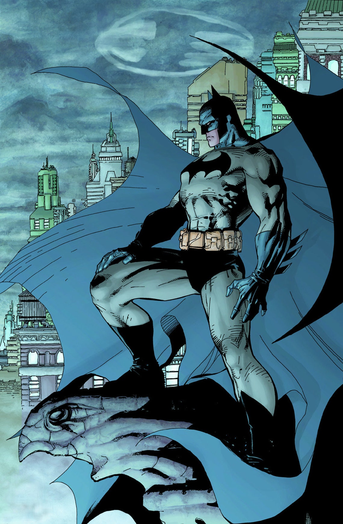 Jim Lee SIGNED Knightwatch Batman DC Giclee on Canvas Limited | Etsy