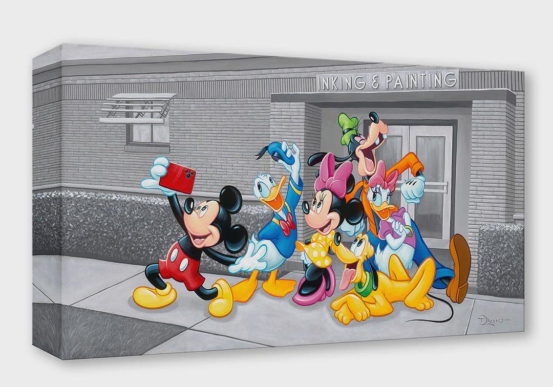 Mickey Mouse Donald Duck and More! Walt Disney Fine Art Tim Rogerson ...
