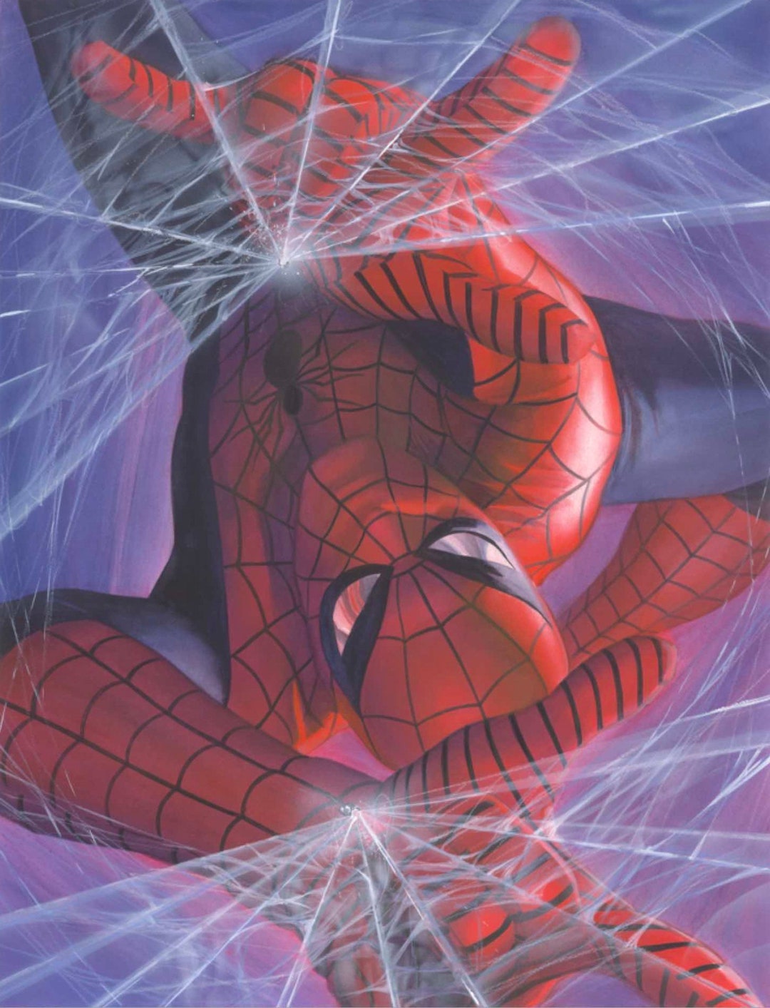 Marvelocity Spider-man Alex Ross SIGNED Limited Edition Giclee Print on ...