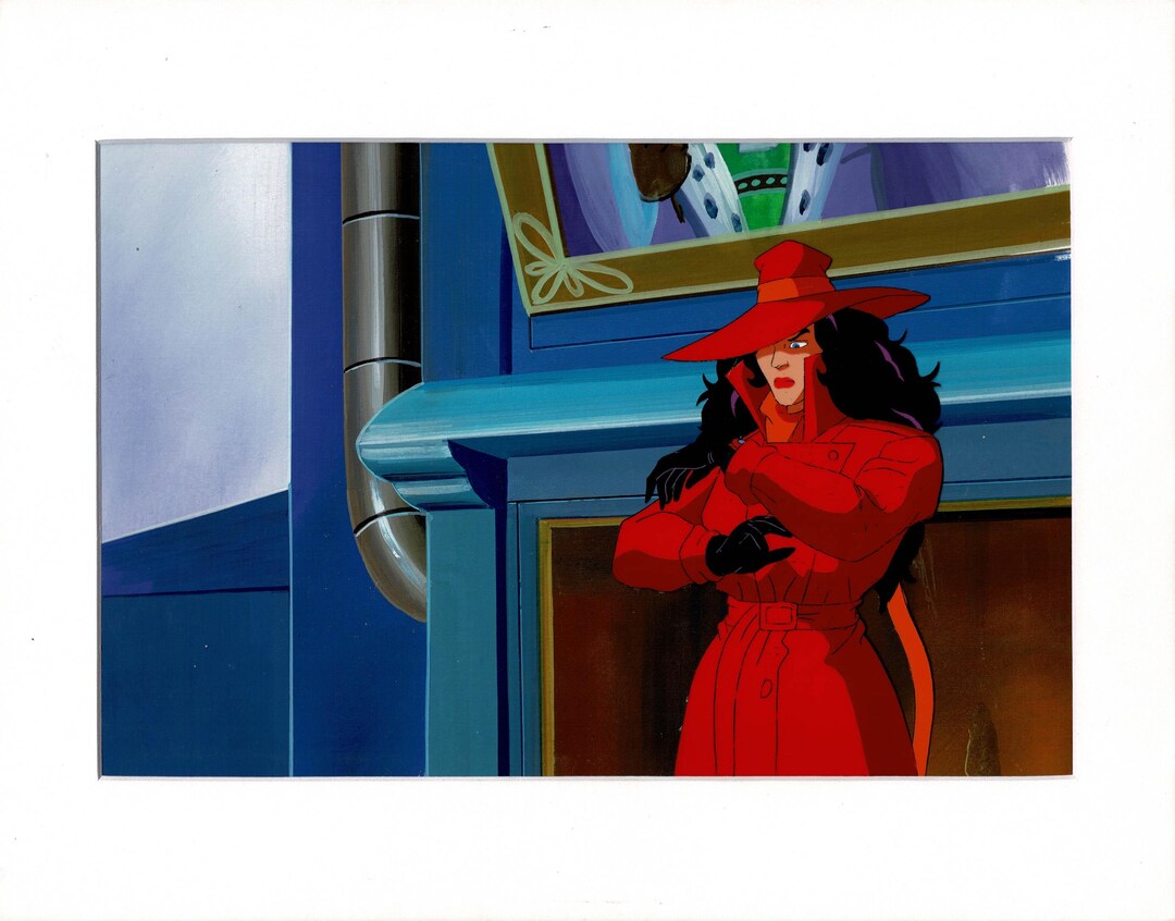 Carmen Sandiego DIC Original Production Animation Cel, Painted ...