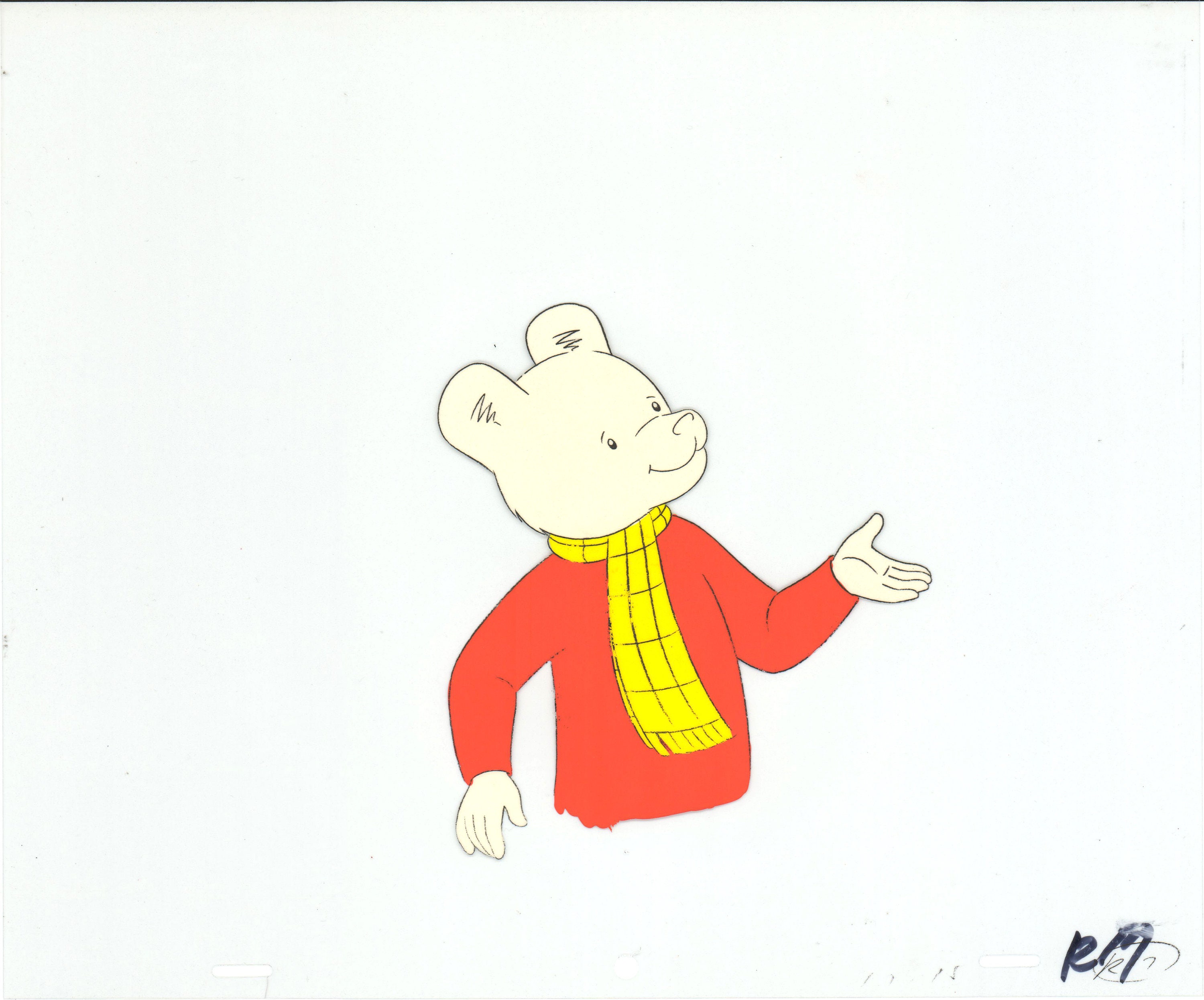 RUPERT Bear Original Production Animation Cel From the Cartoon by ...
