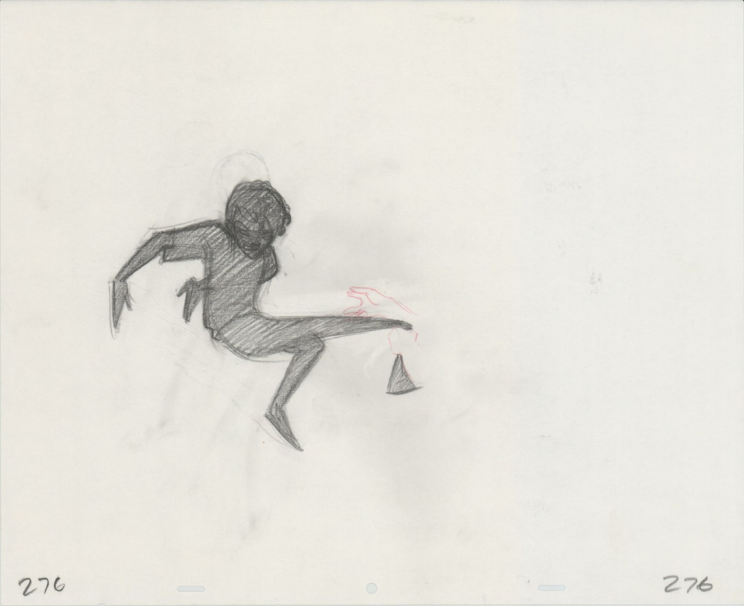 Hook Steven Spielberg and Amblin Production Animation Cel Drawing of ...