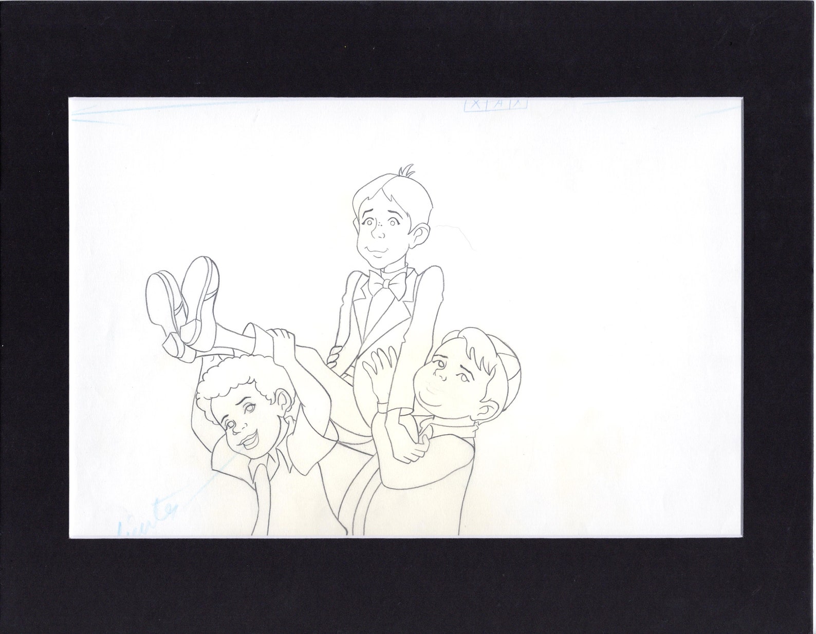 Little Rascals Production Animation Cel Drawing With Alfalfa - Etsy