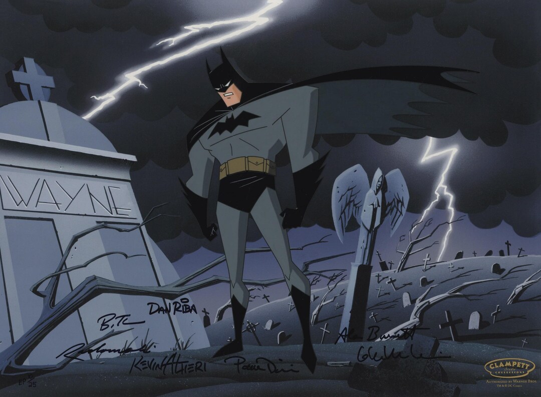 Batman Animated Series Vengeance Signed Bruce Timm Burnett Dini ...