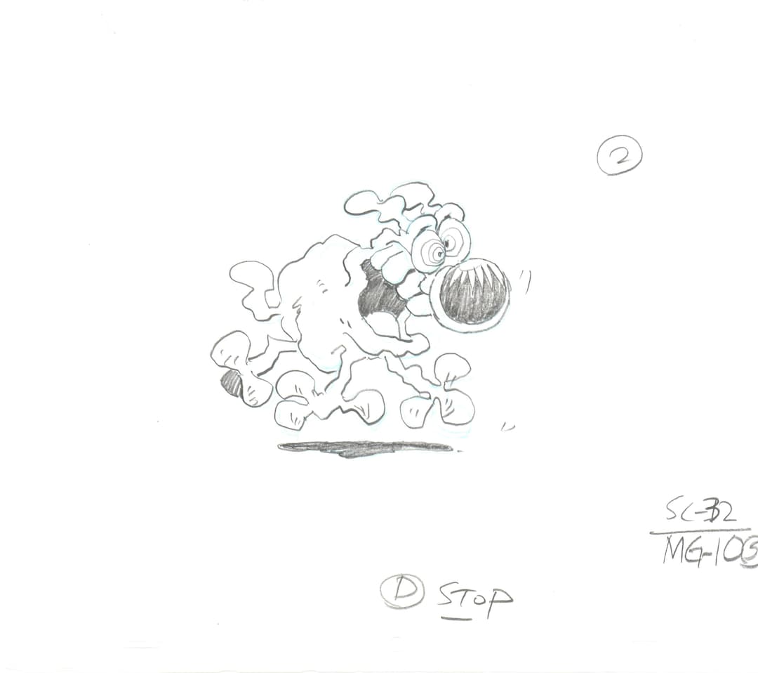 Mother Goose Grimm Grimmy Cel Drawing Animation Vintage Cartoon 1991-2 ...