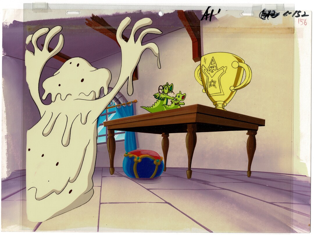 Pocket Dragon Adventures DIC Animation Cel and OBG Background Key ...