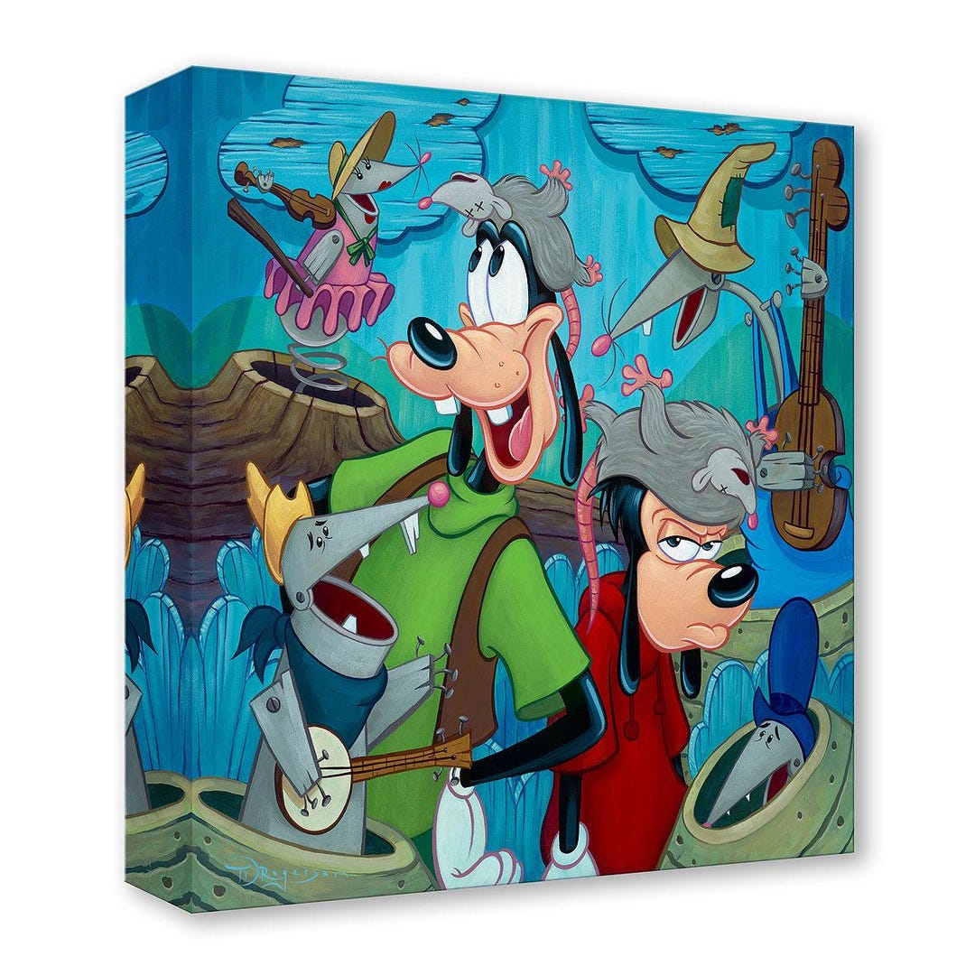 Goof Troop Goofy and Max Walt Disney Fine Art Tim Rogerson Limited ...