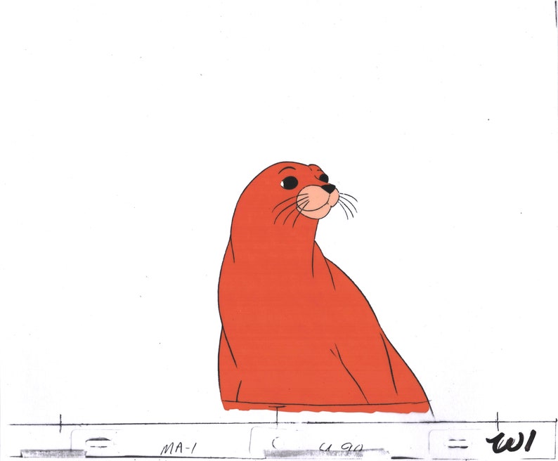 Manta and Moray Whiskers Production Animation Cel From - Etsy