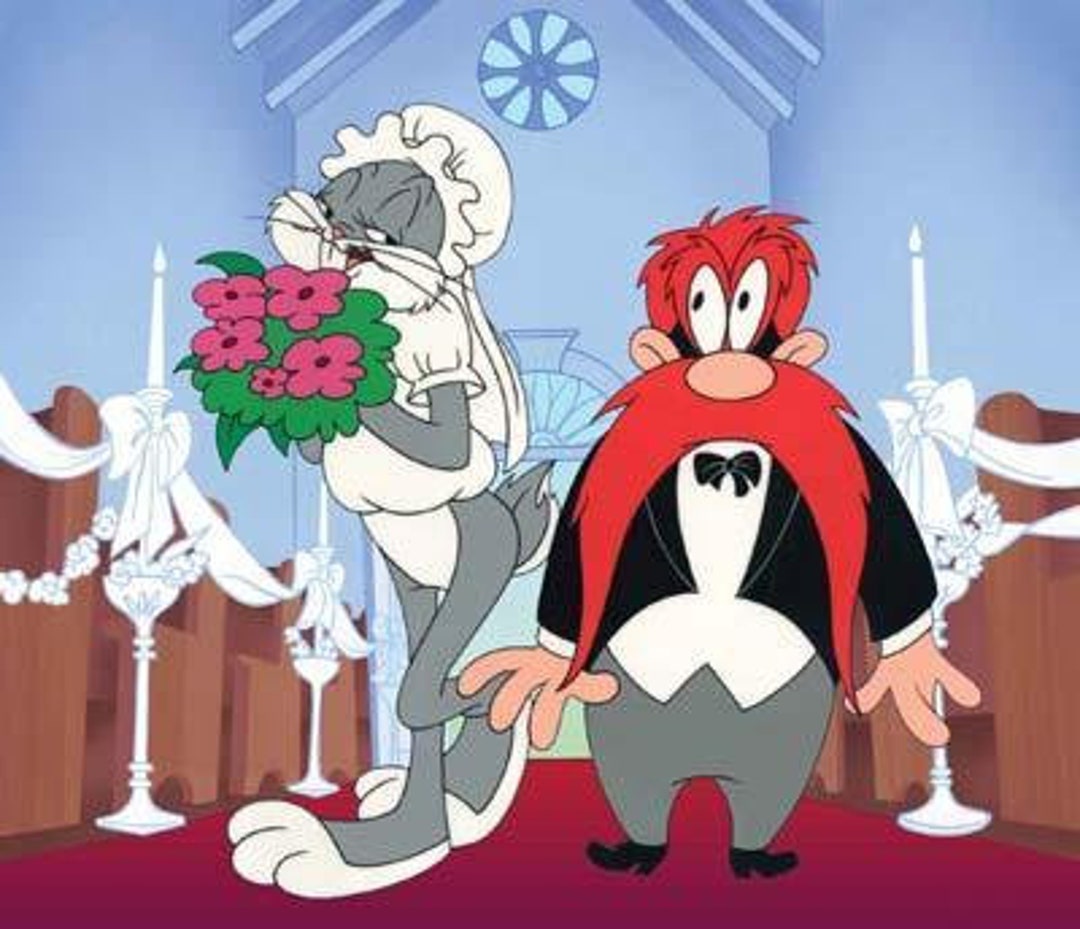 Bugs Bunny Yosemite Sam For Better For Worse Warner Brothers Limited Edition Animation Cel Of