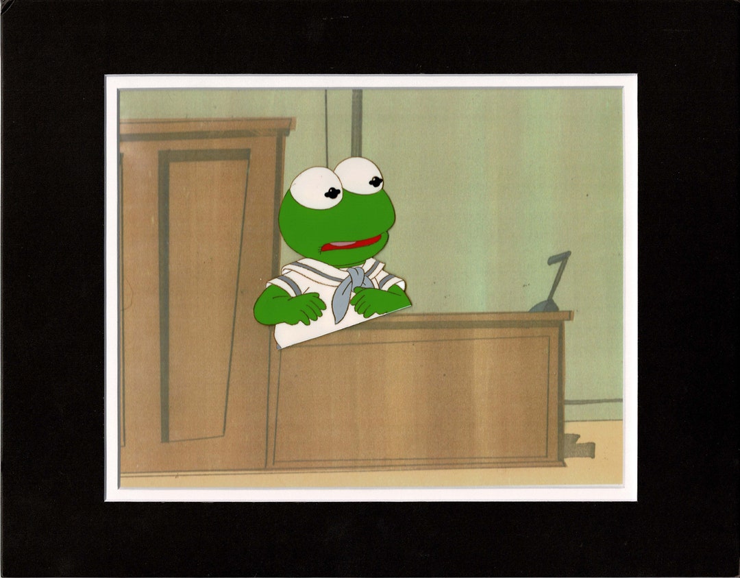Kermit the Frog Walt Disney Muppet Babies Animation Cel N - Etsy