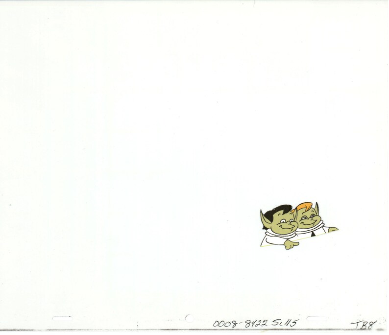 THE JETSONS Aliens Production Animation Art Cel Hanna Barbera - Etsy
