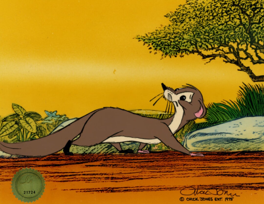 Rikki Tikki Tavi Chuck Jones Signed 1975 Original Production Cel With ...