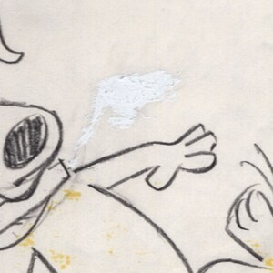 Augie Doggie and Doggie Daddy Pencil Scene Drawing Signed by Bob Singer ...