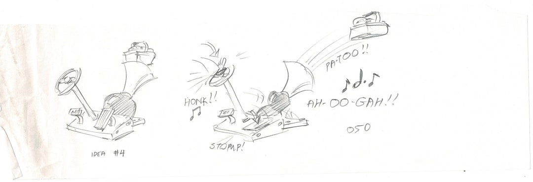 TALESPIN Walt Disney Production Animation Drawing From Animators Estate ...