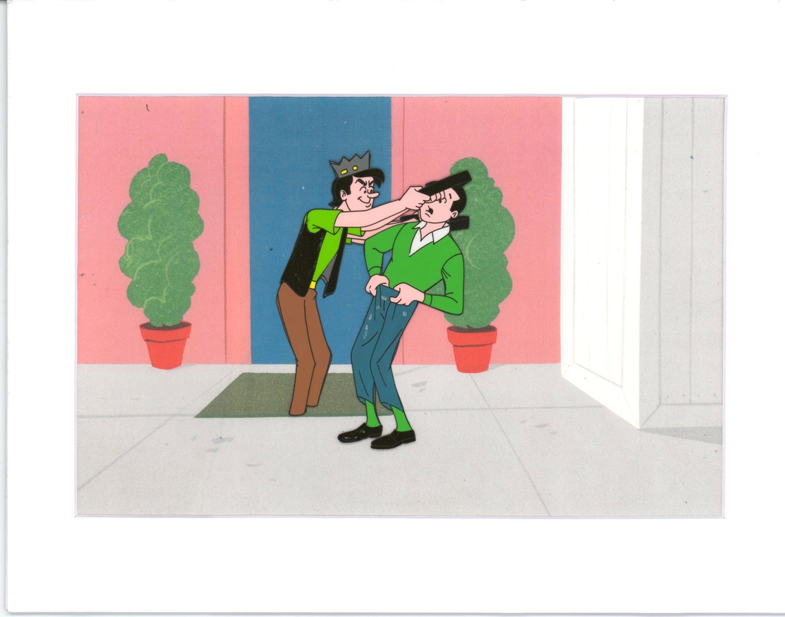 Archie Production Animation Art Cel Setup From Filmation 1968-1969 ...