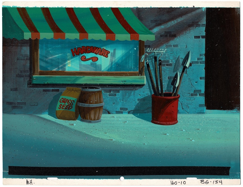 SCOOBY DOO 1979 Animation Production Background Hanna Barbera - Etsy