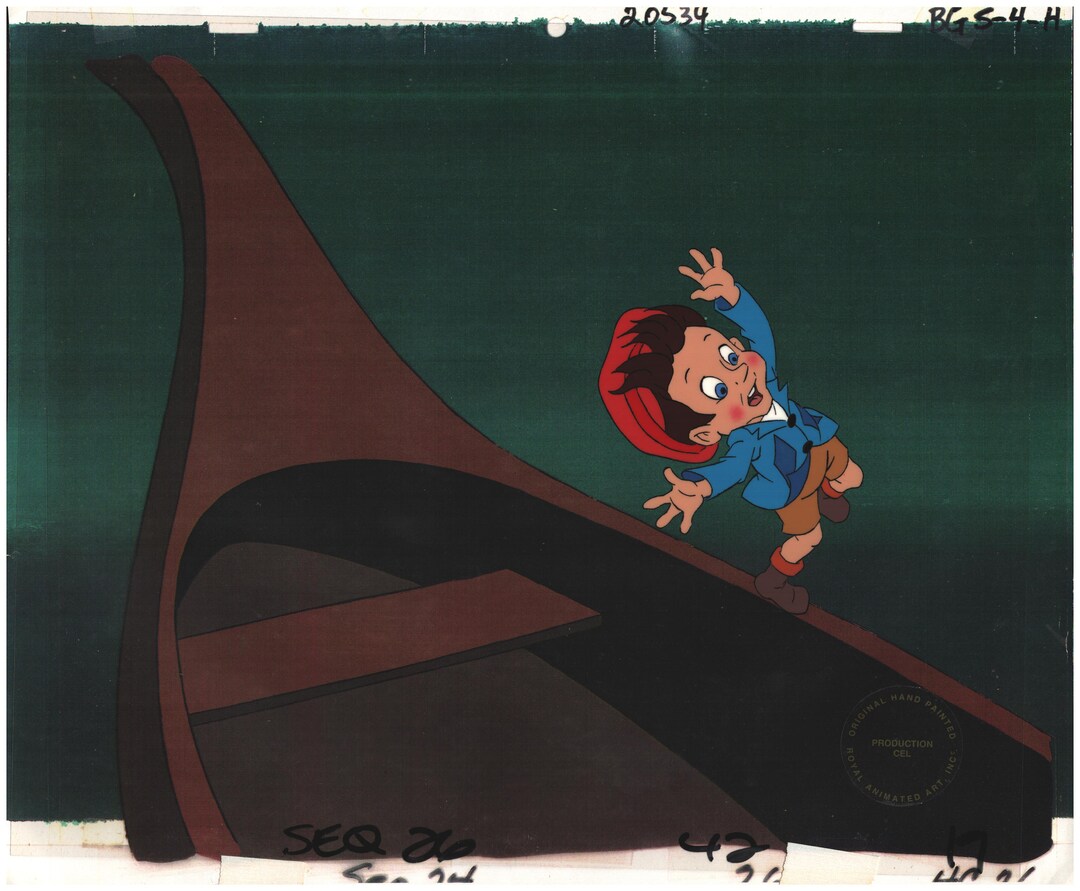 Pinocchio and the Emperor of the Night Production Animation Cel ...