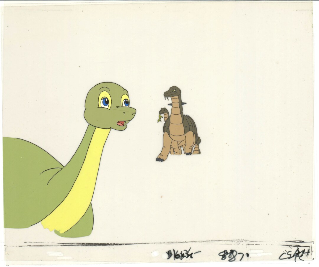 Dink the Little Dinosaur Production Animation Cels From Ruby Spears ...