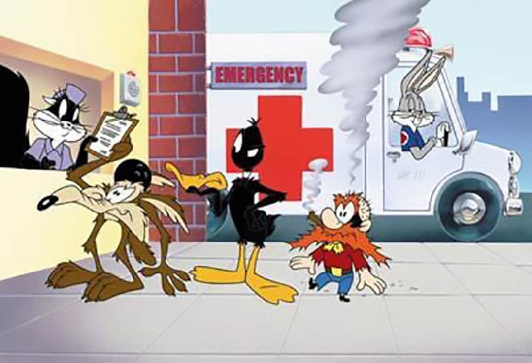 Looney Tunes Emergency With Bugs Bunny Daffy Wile and Yosemite Sam ...