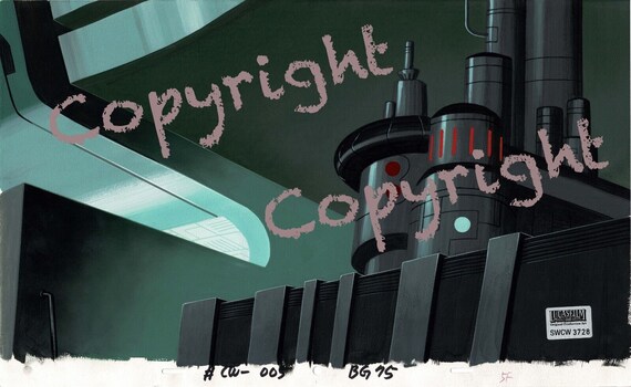 STAR WARS Clone Wars Pan Hand-painted Production Background - Etsy