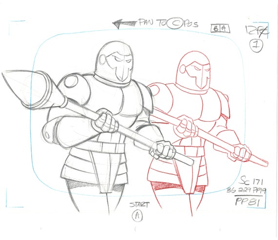 Great Mouse Detective Walt Disney Production Animation Storyboard Sheet ...