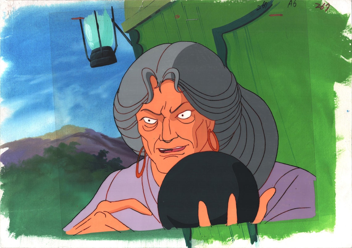 Rambo Original Production Animation Cel N Background OBG Ruby Spears ...