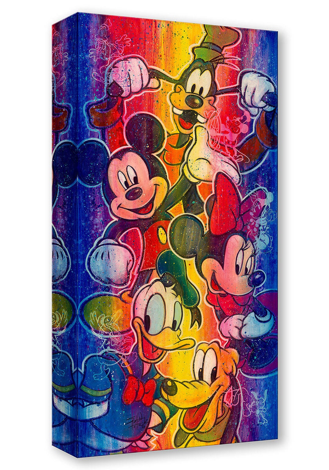 Mickey Mouse and the Fab Four Walt Disney Fine Art Stephen Fishwick ...