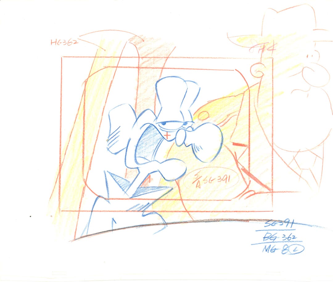 Mother Goose Grimm Grimmy Cel Drawing Animation Vintage Cartoon 1991-2 ...