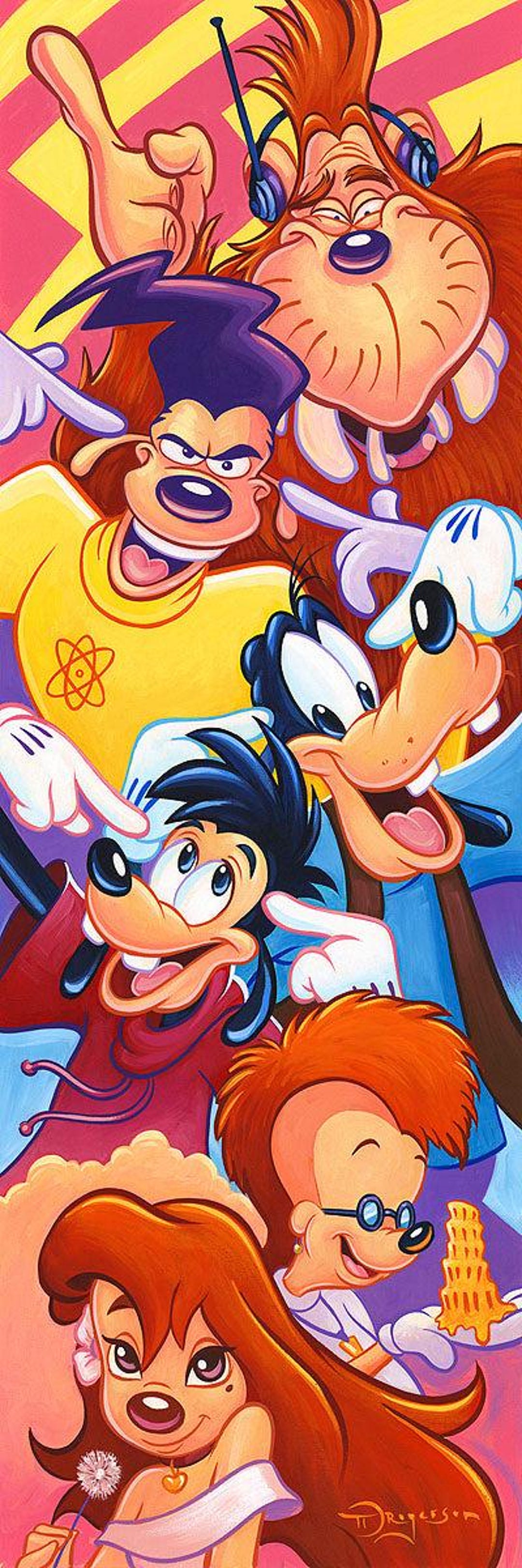 Goof Troop Walt Disney Fine Art Tim Rogerson Signed Limited Edition of ...