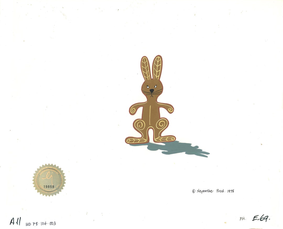 Watership Down Opening Fable El-ahrairah 1978 Production Animation Cel ...
