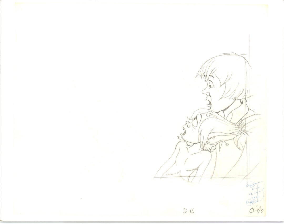 FAERIES Brian Froud 1981 Original Production Animation Cel Drawing B736 ...