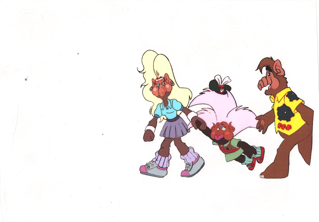 ALF the Animated Series Production Animation Cel and Drawing DIC Melmac ...