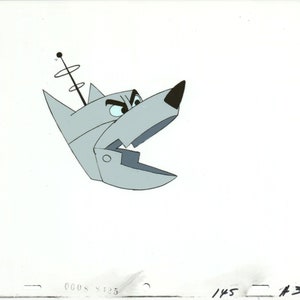 THE JETSONS Robot Dog Production Animation Art Cel Hanna Barbera B3132 ...