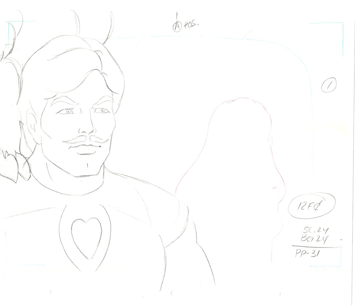 She-ra Princess of Power Animation Production Cel Drawing - Etsy