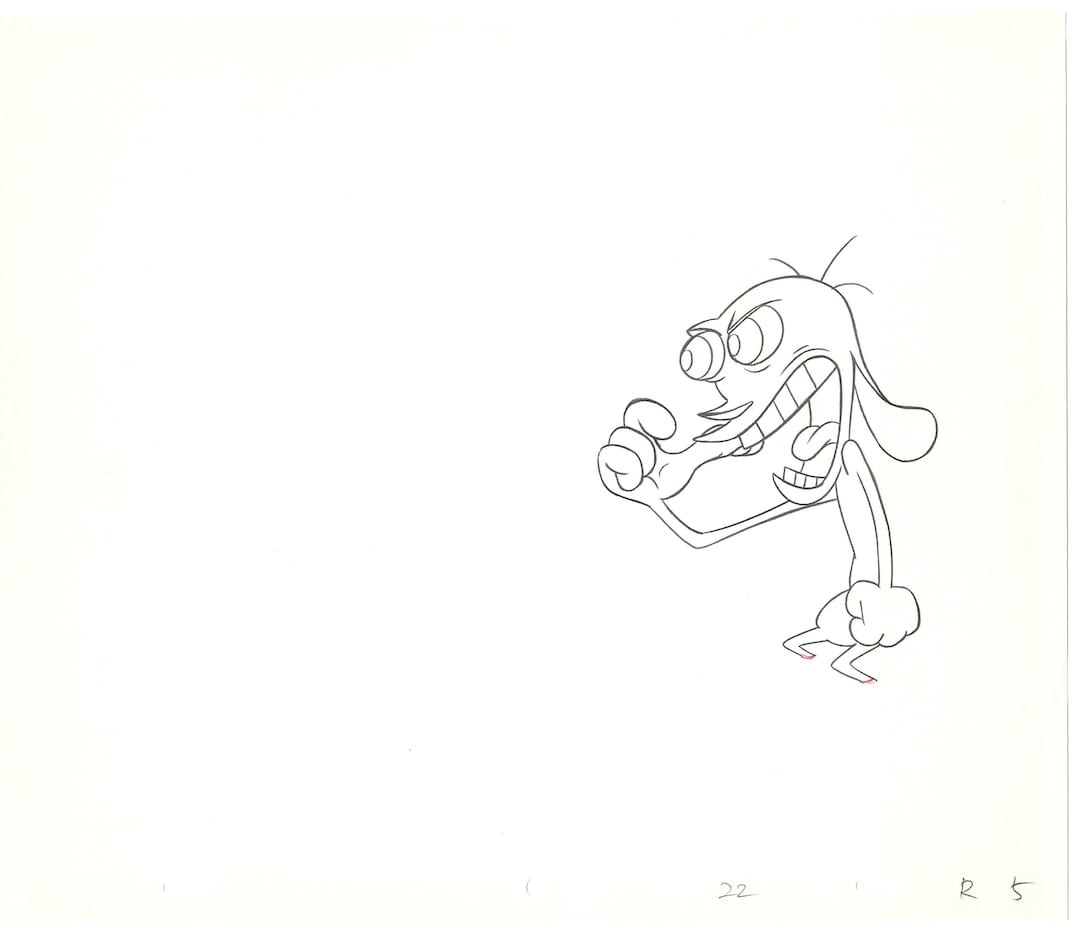 Ren and Stimpy Production Animation Cel Drawing Nickelodeon 1994 C-21 ...