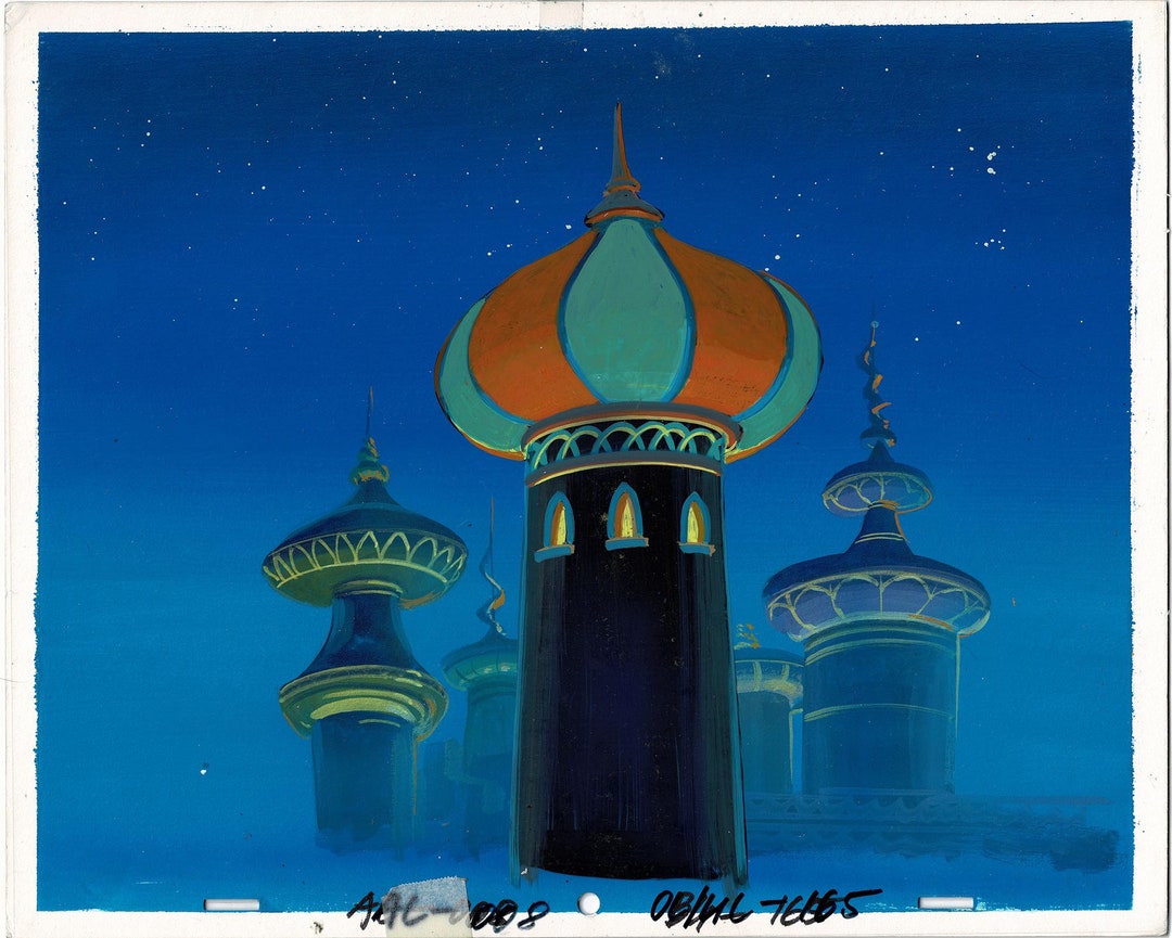 Walt Disney Aladdin Television Production Animation City Background ...
