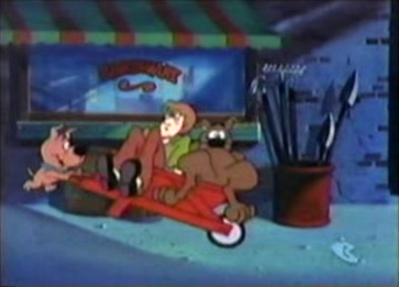 SCOOBY DOO 1979 Animation Production Background Hanna Barbera - Etsy